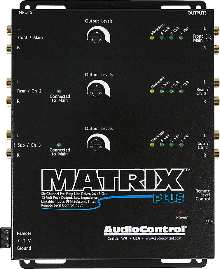 AUDIOCONTROL MATRIX PLUS 6 KANAL LINEDRIVER